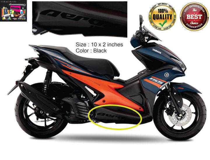Aerox 155 Vinyl Sticker (Code - A4), Size : 10 inches length | Lazada PH