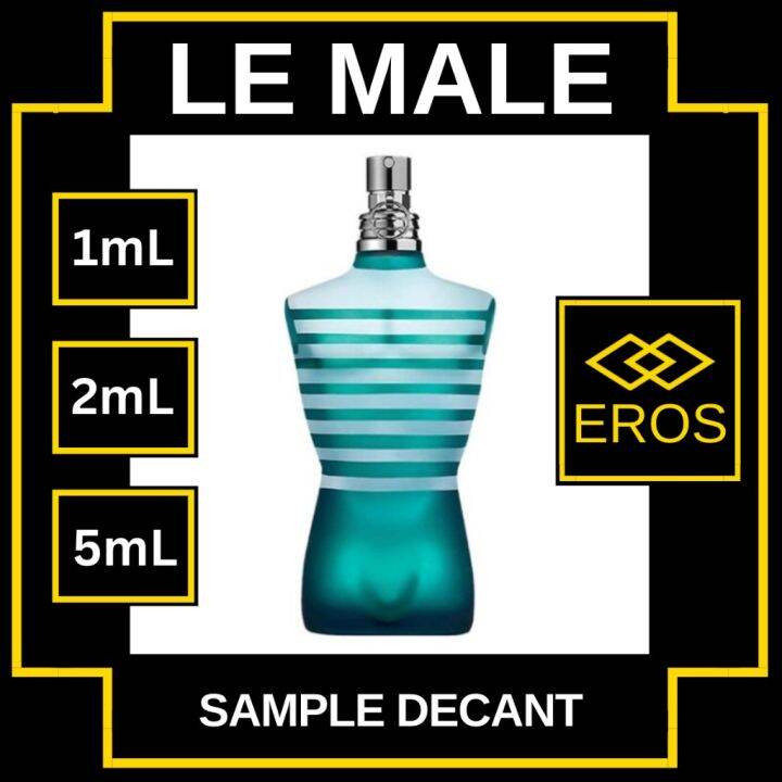 Le Male 2mL/5mL sample perfume decant spray vial | Lazada PH