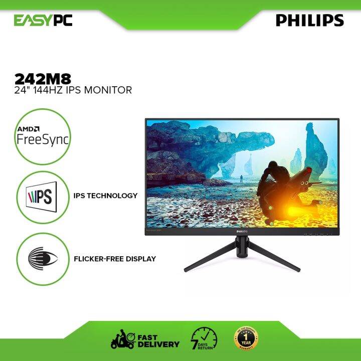 Philips 242M8 24" 144Hz IPS Monitor LED wide view technology for image ...