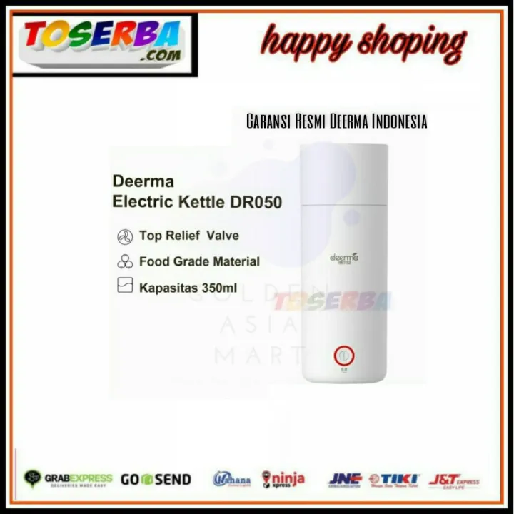 Deerma DR050 Portable Electric Kettle Termos Hot Water Pemanas Air | Lazada Indonesia