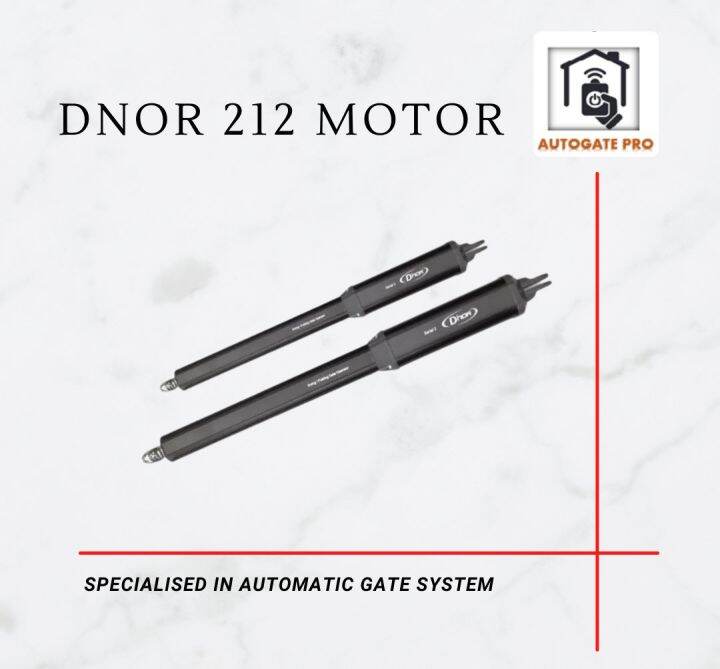 AUTOGATE :: DNOR 212 MOTOR W/O BRACKETS - 2 SIDE ARM | Lazada