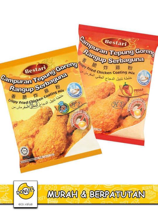 BESTARI CRISPY FRIED CHICKEN COATING MIX HOT & SPICY 1KG | Lazada