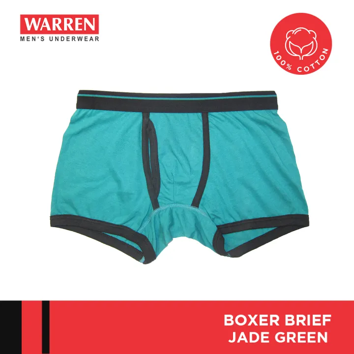 Warren Underwear 1-8428JG Boxer Brief (Jade Green) | Lazada PH