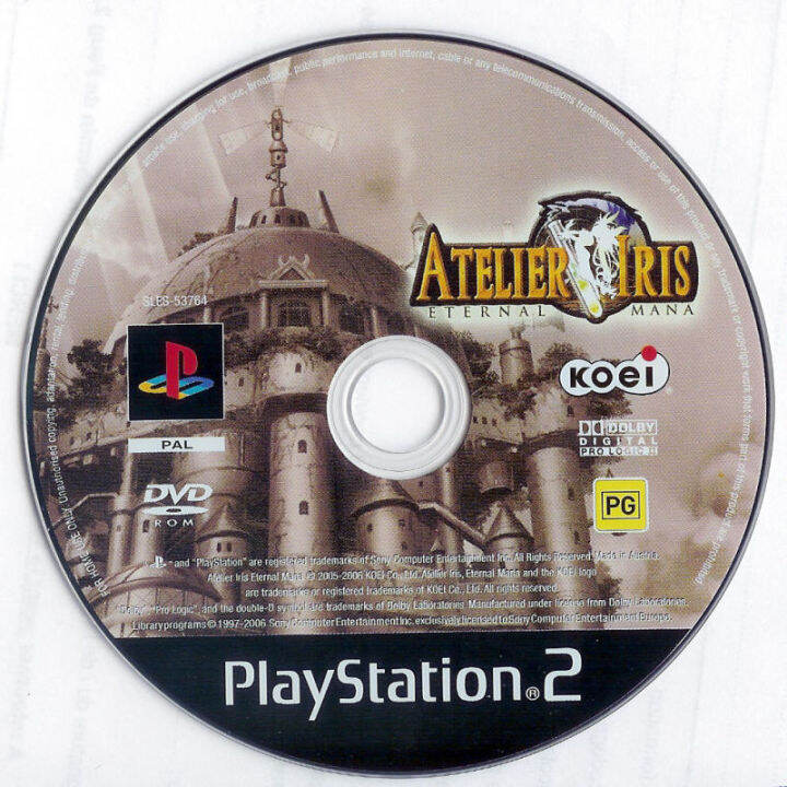 PS2 Atelier Iris Eternal Mana , Dvd game Playstation 2 | Lazada