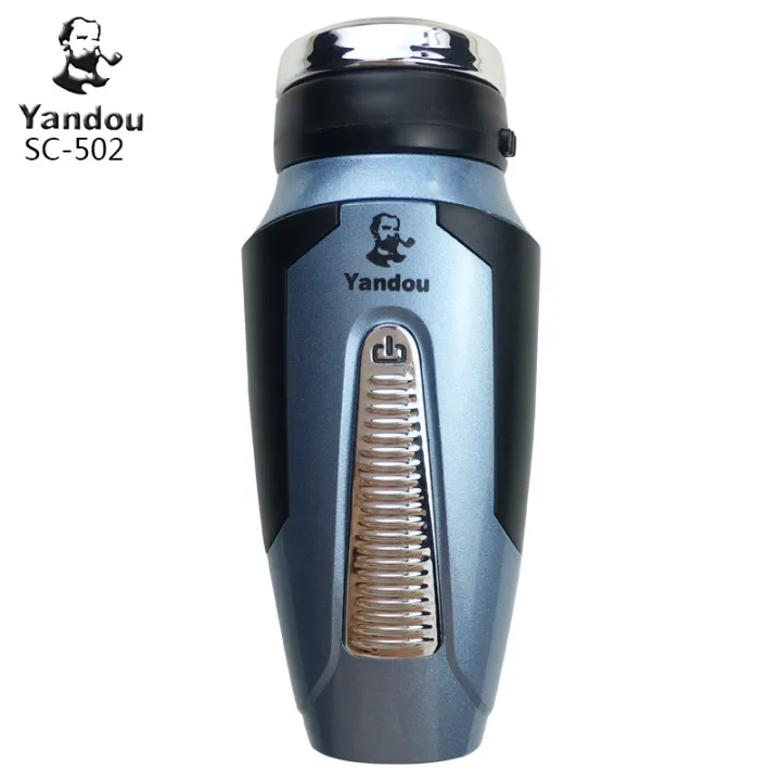 502 pipe shaver electric rechargeable men's shaver single-blade rotary ...