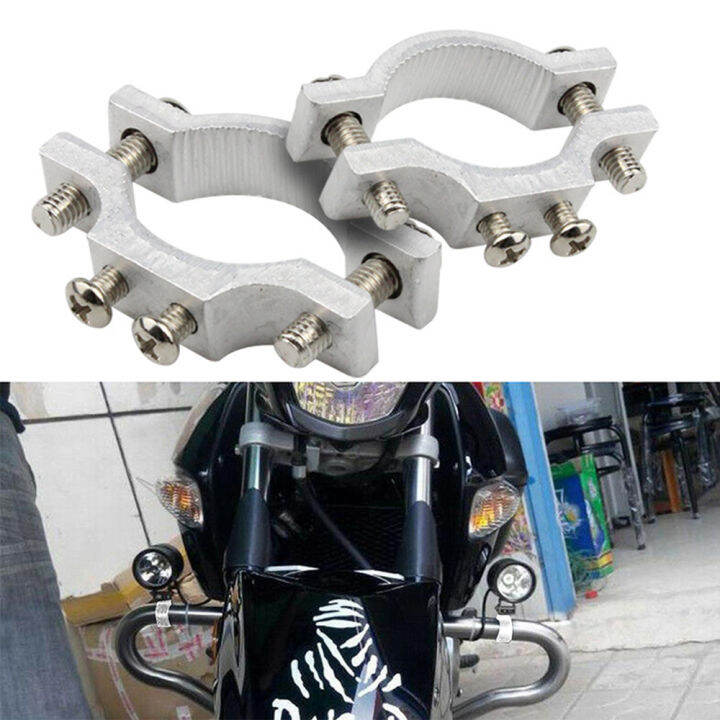 🚕lampu Depan Sepeda Motor Universal Lampu Sorot Braket Pemasangan