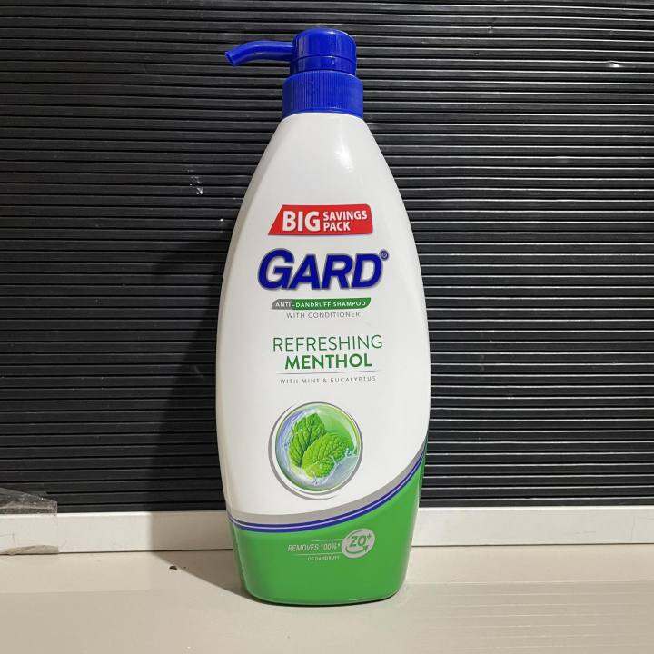 GARD Anti-Dandruff Refreshing Menthol Shampoo 600mL | Lazada PH