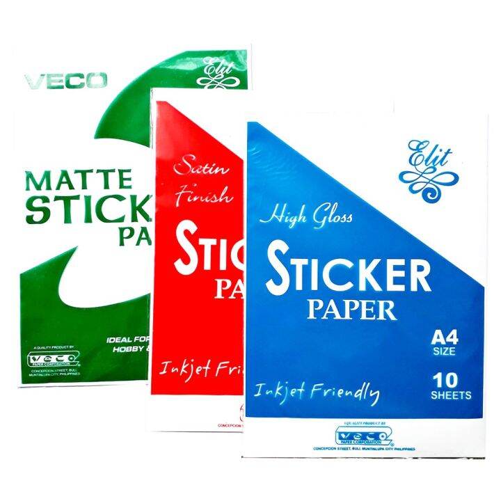 LABEL STICKER PAPER A4 | Lazada PH