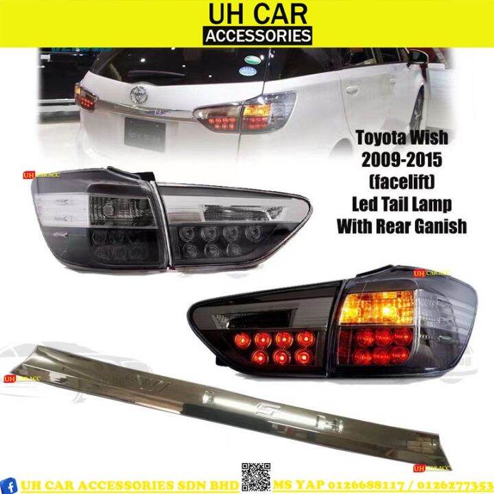 TOYOTA WISH LED TAILLAMP TAIL LAMP LIGHT LIGHTS | Lazada
