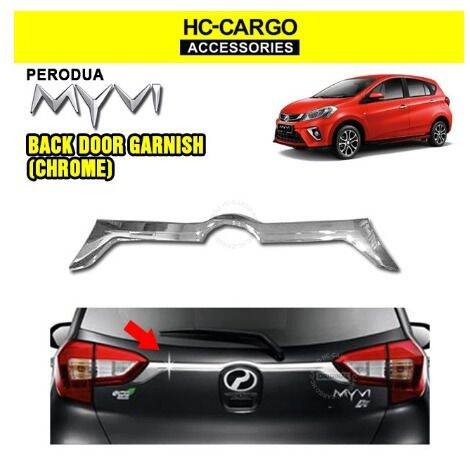 PERODUA MYVI 2018 - 2021 REAR TRUNK GANISH CHROME COVER | Lazada