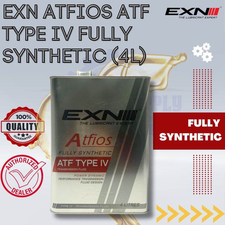 EXN ATFIOS ATF TYPE IV FULLY SYNTHETIC (4L) | Lazada
