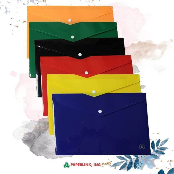 DATA Plastic Button File Envelope LONG/A4 SIZE (Sold per piece) | Lazada PH