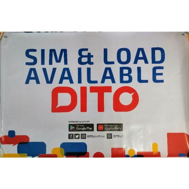 DITO SIM & LOAD TARP GENERIC | Lazada PH