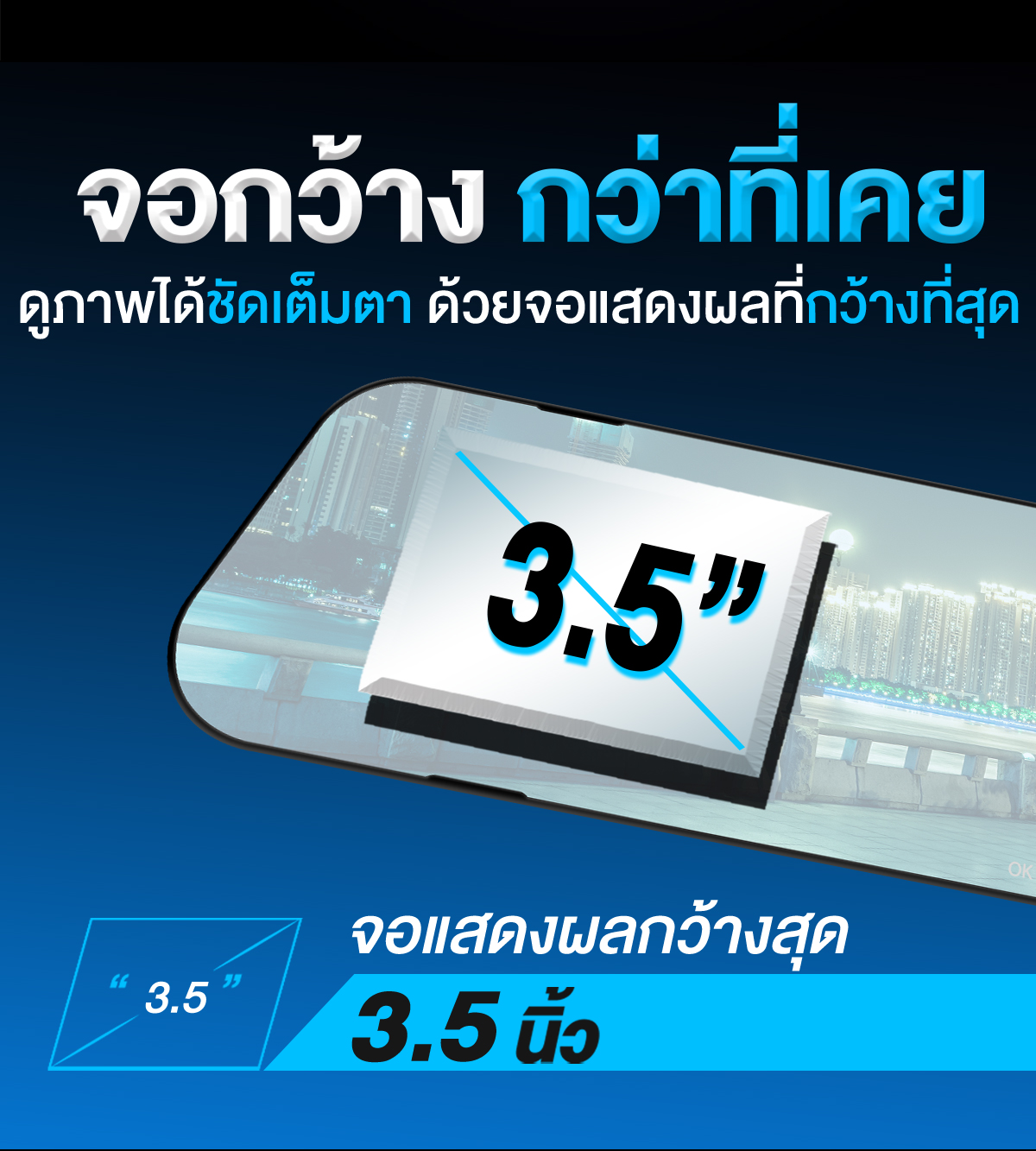 กล้องติดรถยนต์ Dengo Shark คุ้มค่า จอกว้าง สว่างกว่า ชัด Full HD 1080P ...