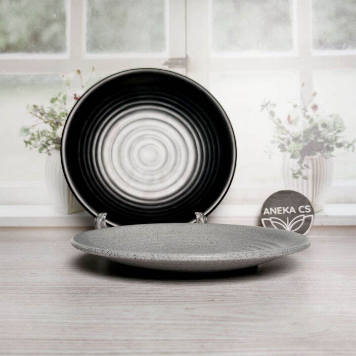 Melamine Stone Piring 9 inch - Piring Makan - Piring Bulat - Piring ...