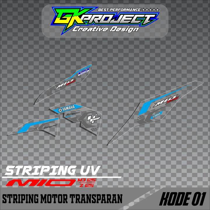 GK - Stiker Striping Mio M3 Mio Z Mio 125i Sticker List Variasi ...