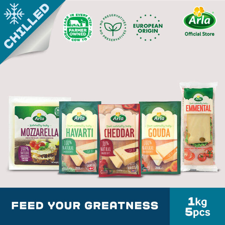 Arla Natural Cheese Chunks 200g All Variants | Lazada PH