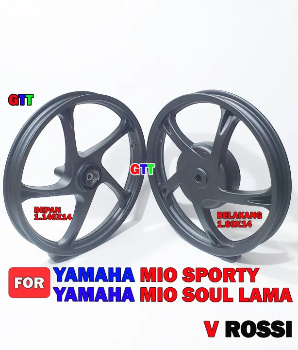 VELG RACING ROSSI MIO SPORTY DAN MIO SOUL LAMA RING 14. | Lazada Indonesia