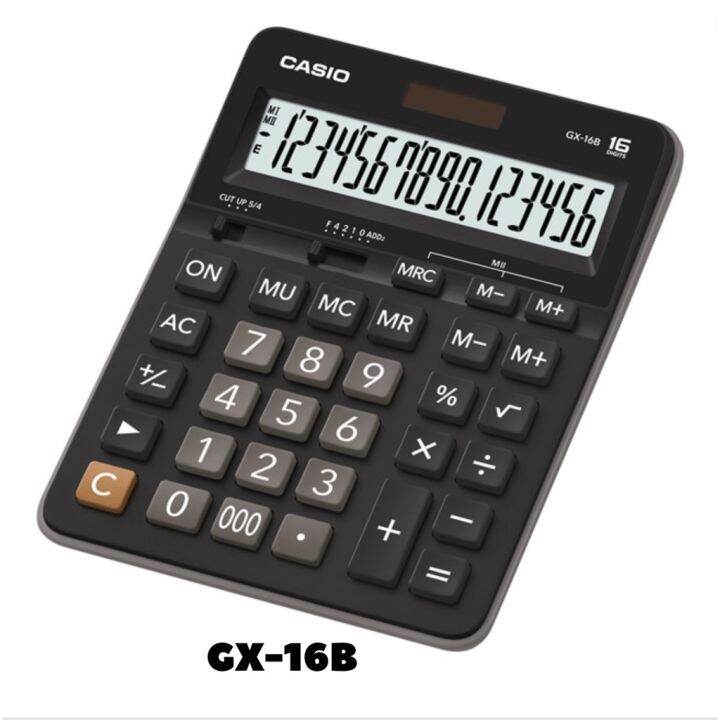 Casio Gx16b Desktop Calculator 16 Digits Free Alcohol Spray Bottle ...