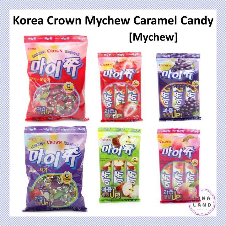 Crown Mychew Caramel Candy /Korean delicious fruity chewing jelly ...
