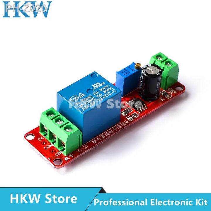 NE555 Timer Switch Adjustable Module Time Delay Relay DC 12V Shield 0 ...