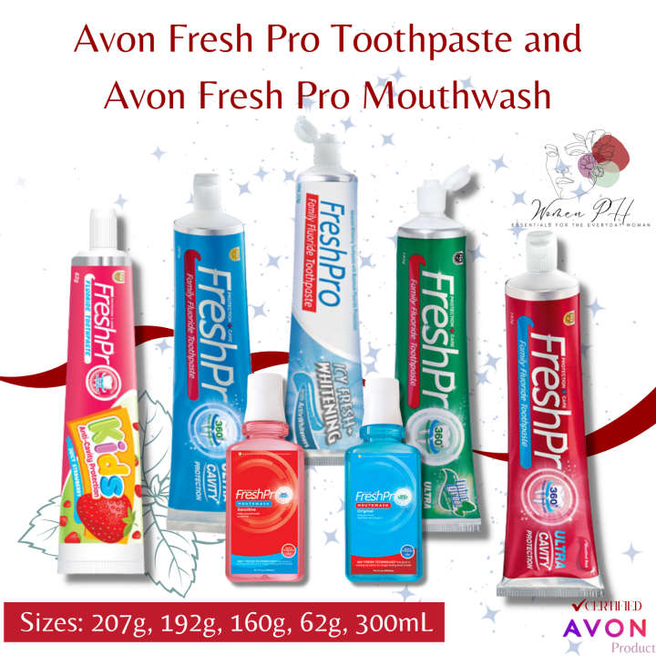 Avon Fresh Pro Toothpaste and Avon Fresh Pro Mouthwash - Original ...