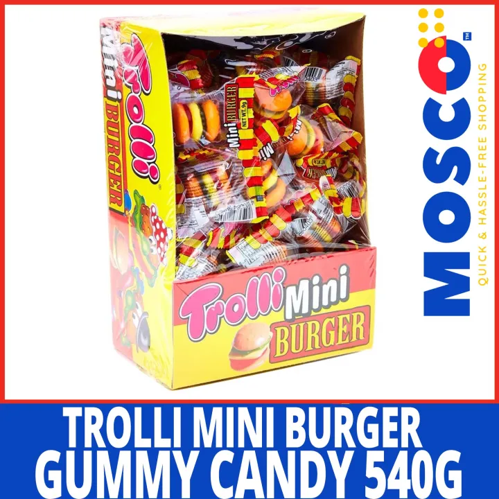 Trolli Mini Burger Gummy Candy 540g | Lazada PH