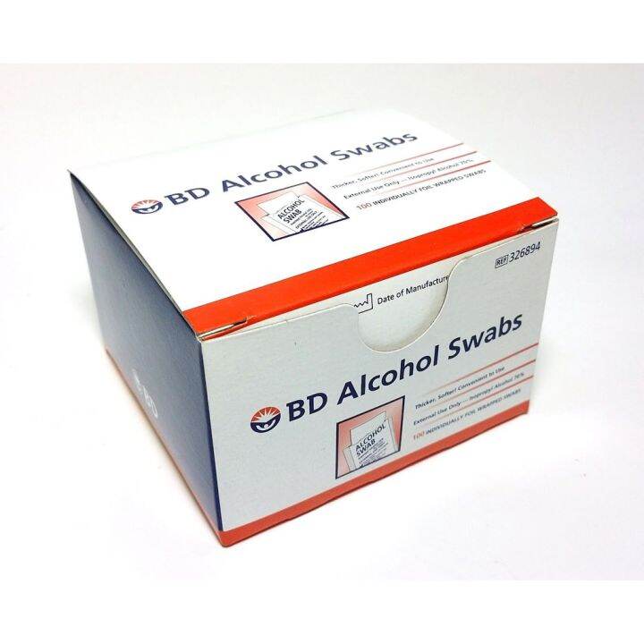 BD Alcohol Swab (100s) | Lazada
