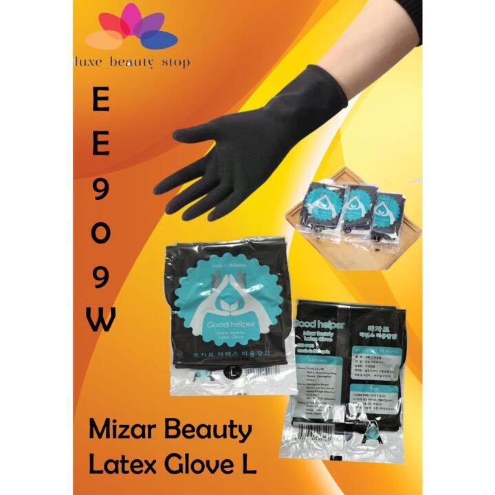 helper Mizar beauty Latex gloves | Lazada PH