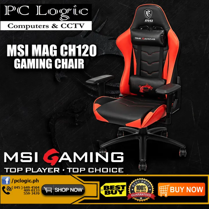 MSI MAG CH120 GAMING CHAIR | Lazada PH