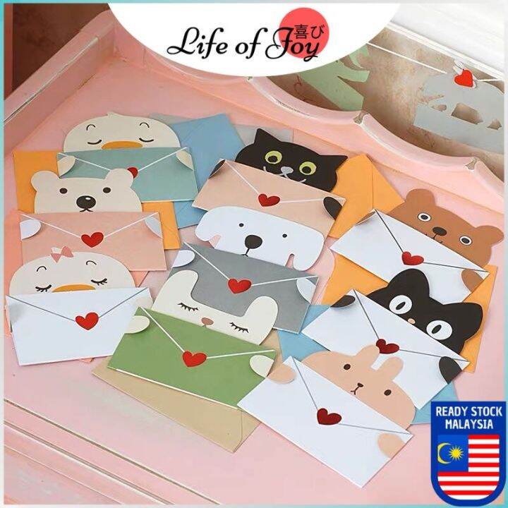 2in1 Cute Greeting Card Wishing Card Kids Birthday Party Kad Ucapan ...