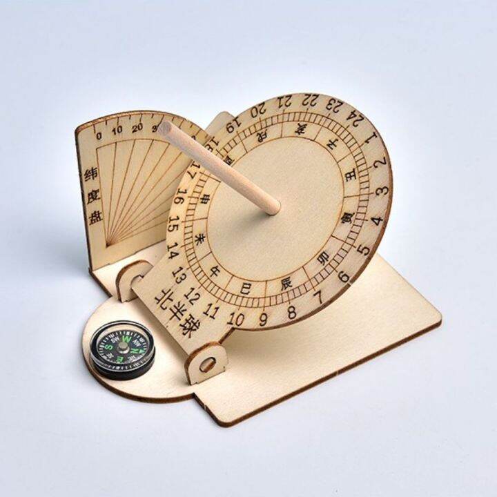 BANZU Students Kids DIY Materials Equatorial Sundial Experiment Compass ...