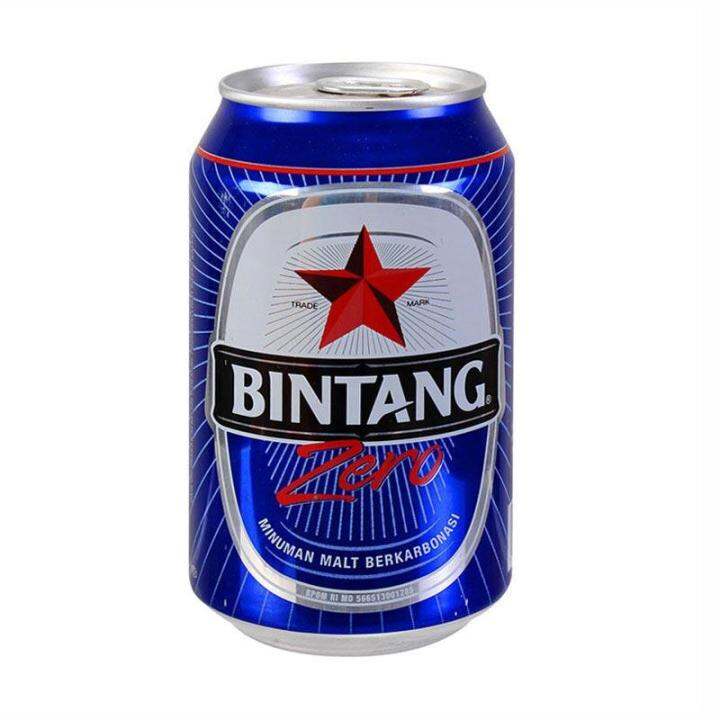 BINTANG Zero Minuman Kaleng / 100% No Alkohol / Harga Perkarton isi ...