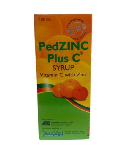 PedZINC Plus C Drops 120ml Syrup Vitamin C with Zinc | Lazada PH