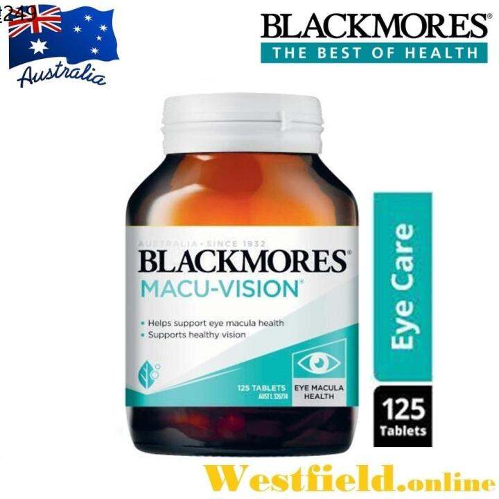 Healthy AUS Import EXP 092025 Blackmores Macu-Vision Eye Support ( 125 Tablets ) ( Made In ...