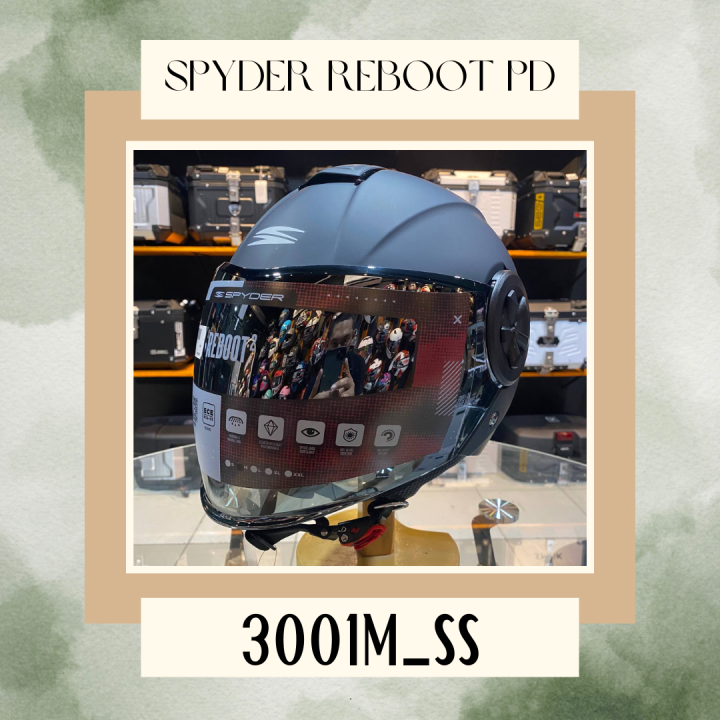 Speder reboot pd 3001M SS half face helmet RIPPLE | Lazada PH