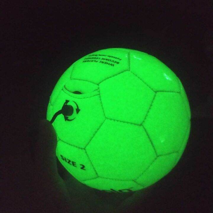 Soccer Ball Luminous Football Size 2 Children Game Training Match Balls ...