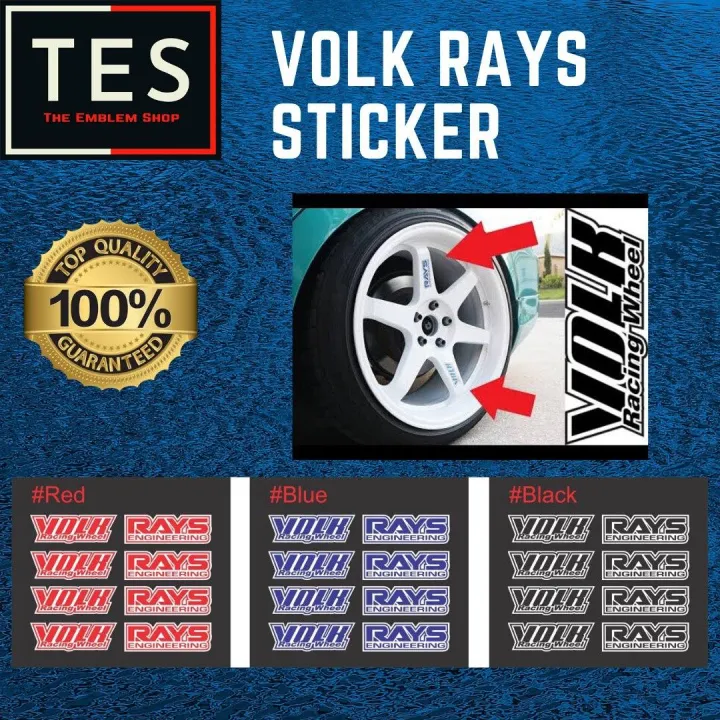 VOLK RACING TE37 MAGS STICKERS | Lazada PH