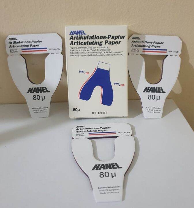 Articulating Paper U-Shape Blue/Red 80u per pad | Lazada PH