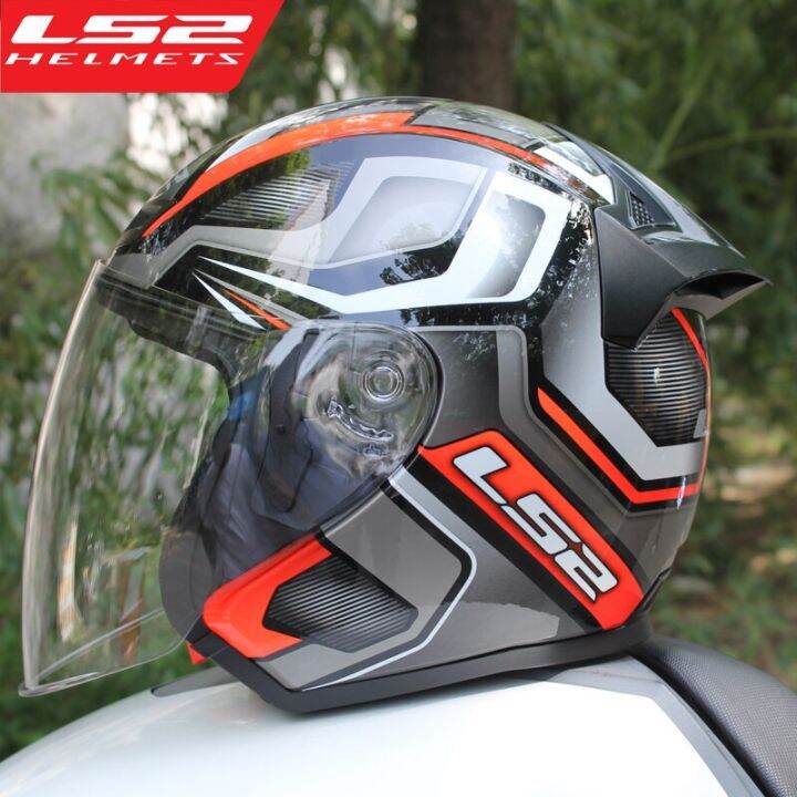 LS2 OF608 Half Helmet Motorcycle Helmet Moto Racing Motobike Helmet Capacete Street Racing ...