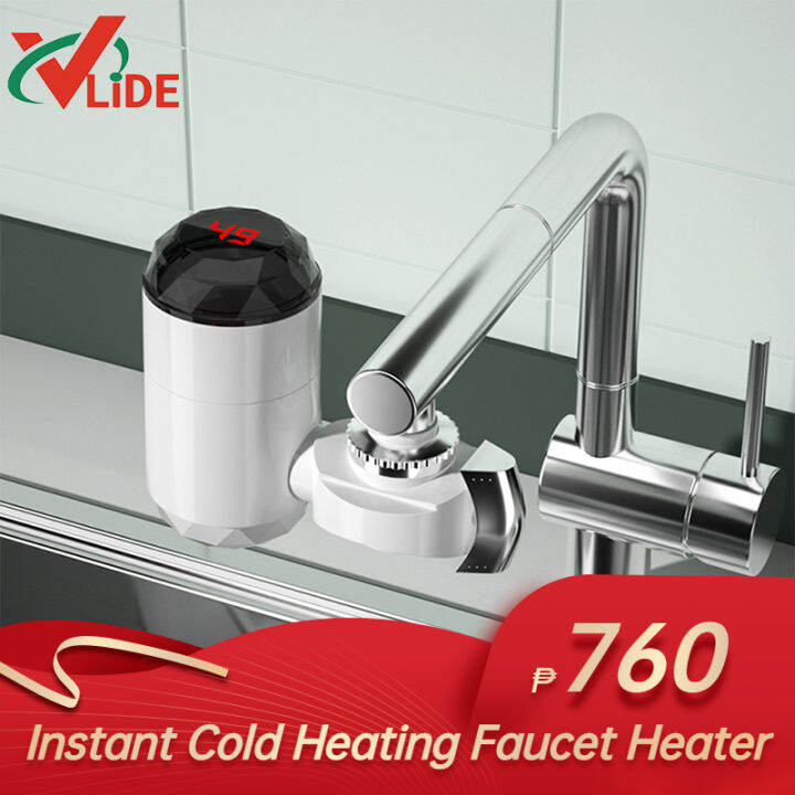 Instant Electric Water Heater with LED Temperature Display 220V Plug ...