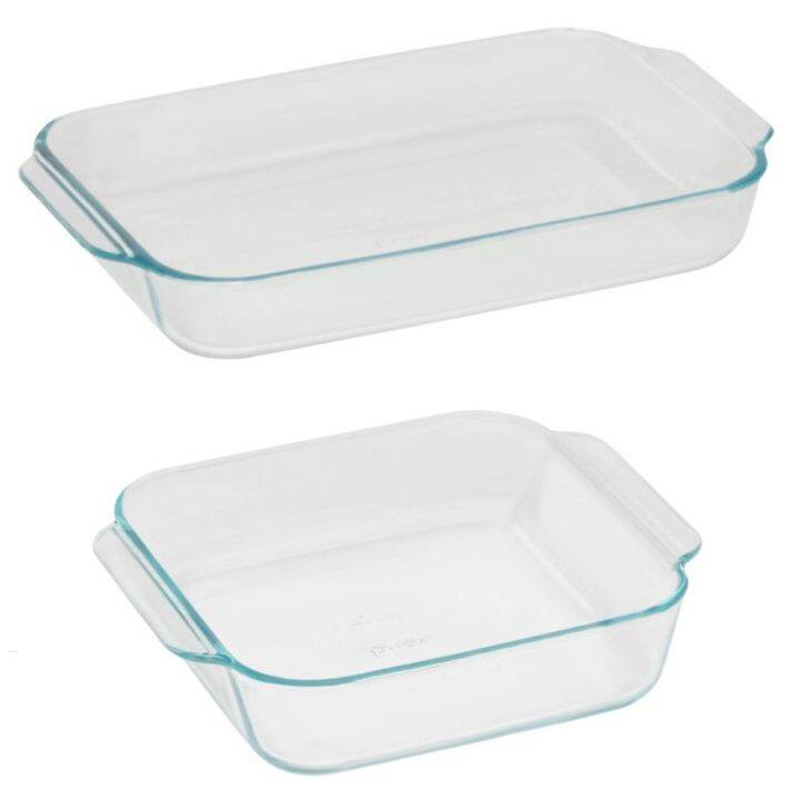 Pyrex Basics Glass Bakeware Set Value Pack 2 Piece | Lazada PH