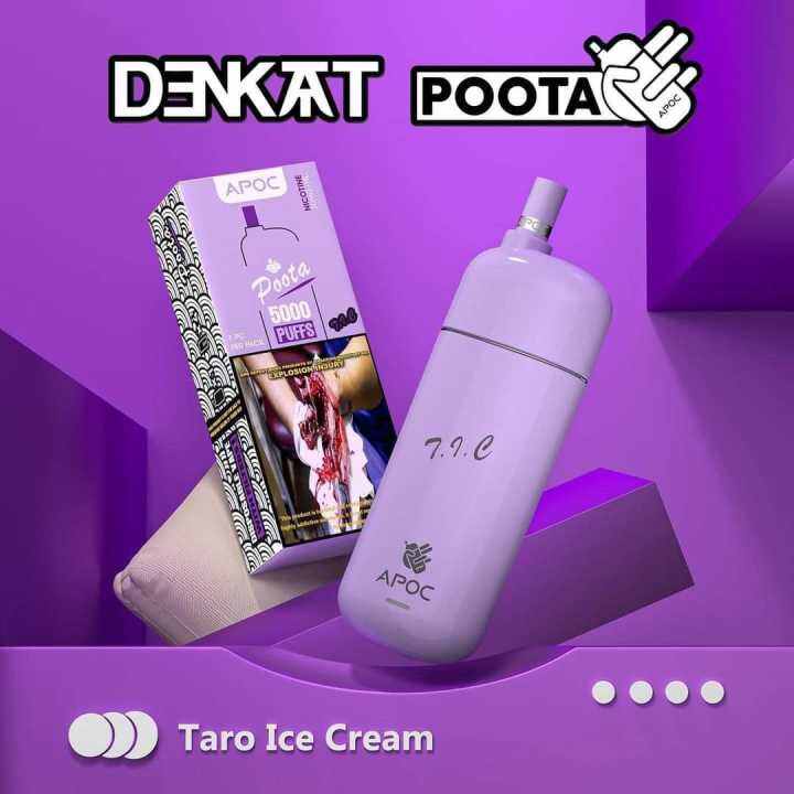 APOC TARO ICE CREAM 5000PUFFS | Lazada PH