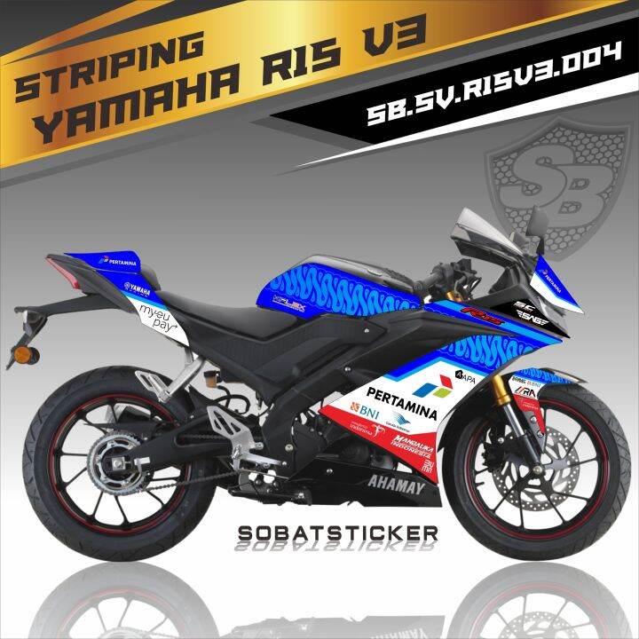 STRIPING YAMAHA R15 - Sticker Striping Variasi list Yamaha R15 V3 004 ...