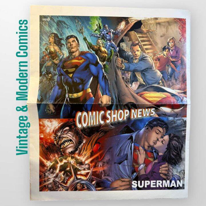 Comic Shop New Superman Comic Book Cartoons Super Heroes Collection ...