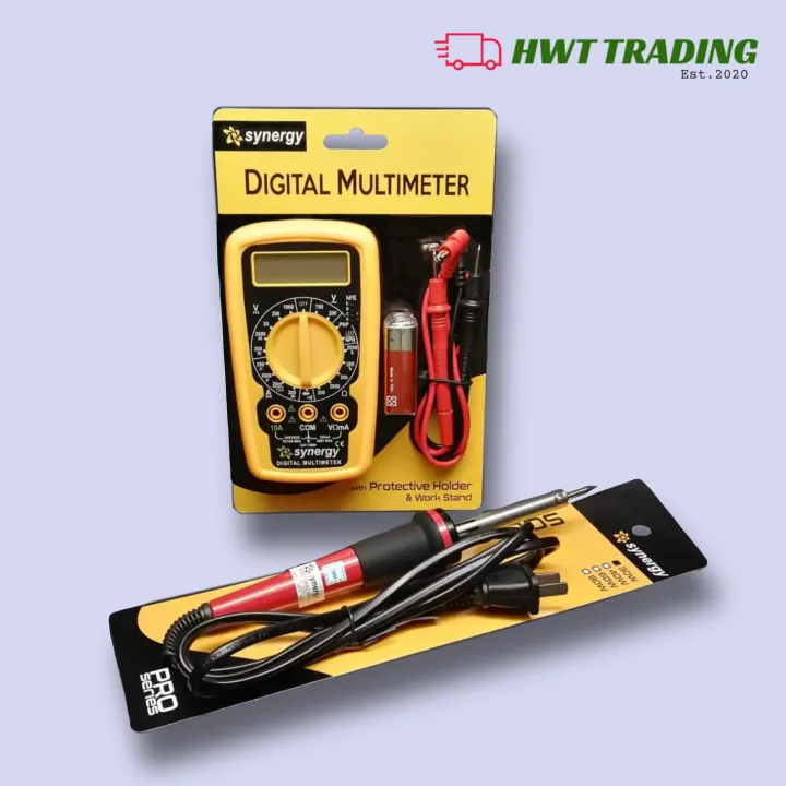 Synergy Digital MultiMeter Soldering Iron 30w (BUNDLE) | Lazada PH