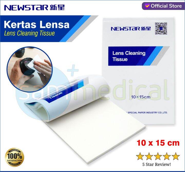 Newstar Kertas Lensa - Lens Cleaning Tissue - Pembersih Lensa 10x15 cm ...