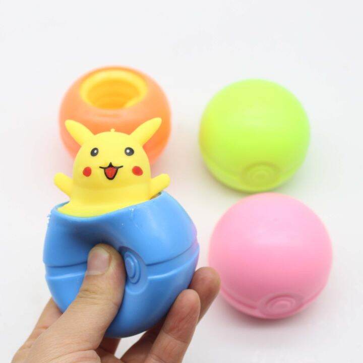 ALEA Stress Reliever Ball Pikachu Pokemon Decompression Toy Squeezing ...