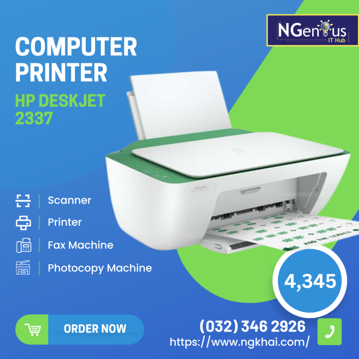 HP Deskjet Ink Advantage 2337 All-in-One Printer | Lazada PH