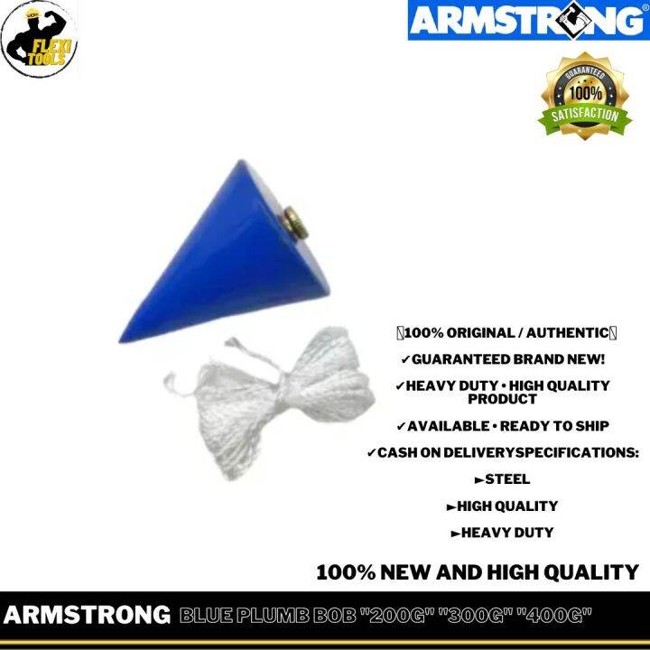 ARMSTRONG BLUE PLUMB BOB "200G" "300G" "400G" | Lazada PH